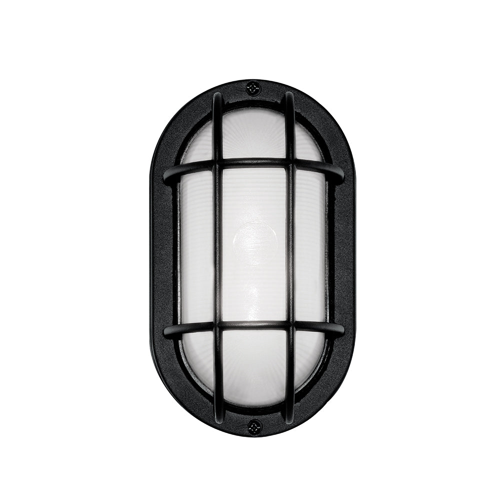 LED Outdoor Bulkhead Wall Light, 6.2 Watt, 434 Lumens, 5000K, 120V ...