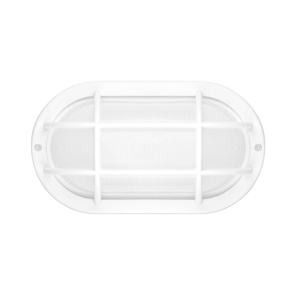 LED Outdoor Bulkhead Wall Light, 6.2 Watt, 434 Lumens, 5000K, 120V ...