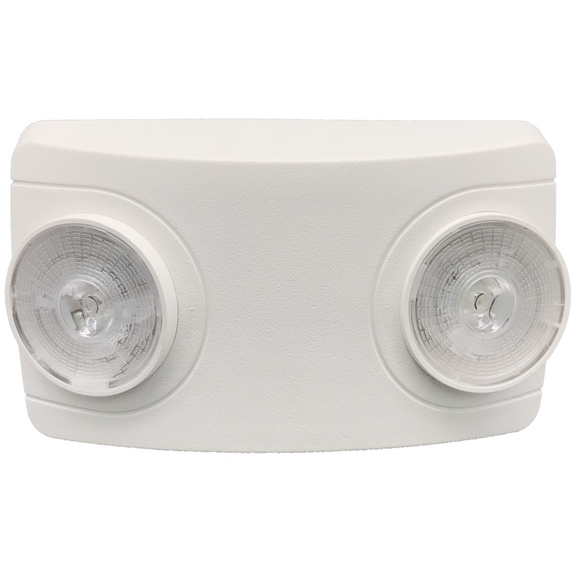LED Dual Lamp Round High Lumen Bugeye Emergency Light - White Finish ...