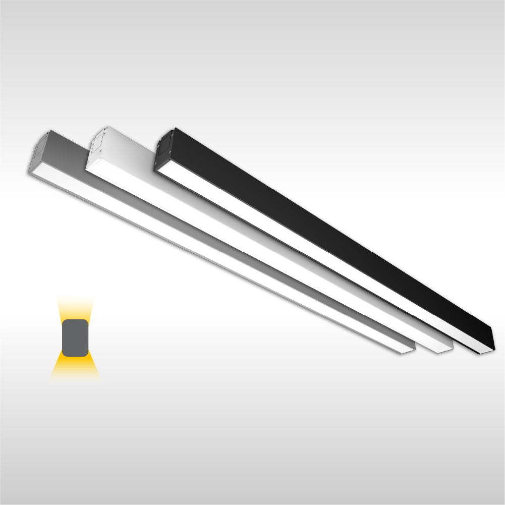 4 Foot Linear LED Light, 50 Watt, 5750 Lumens, 3K/35K/4K Color Changea ...