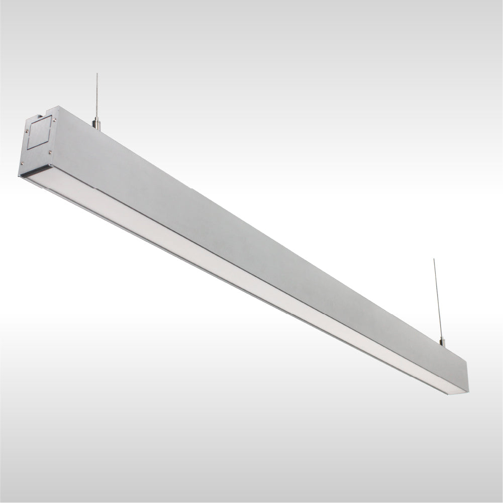 4 Foot Linear Pendant Light, 40 Watt, 5200 Lumens, 3K/4K/5K Color Chan ...