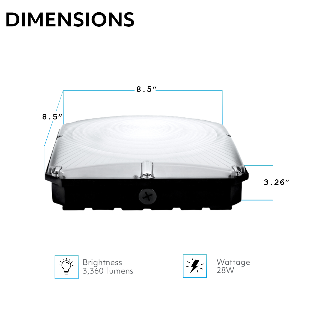 Tektron 28W Gas Station Canopy Light | Ataralights.com – Atara Lights