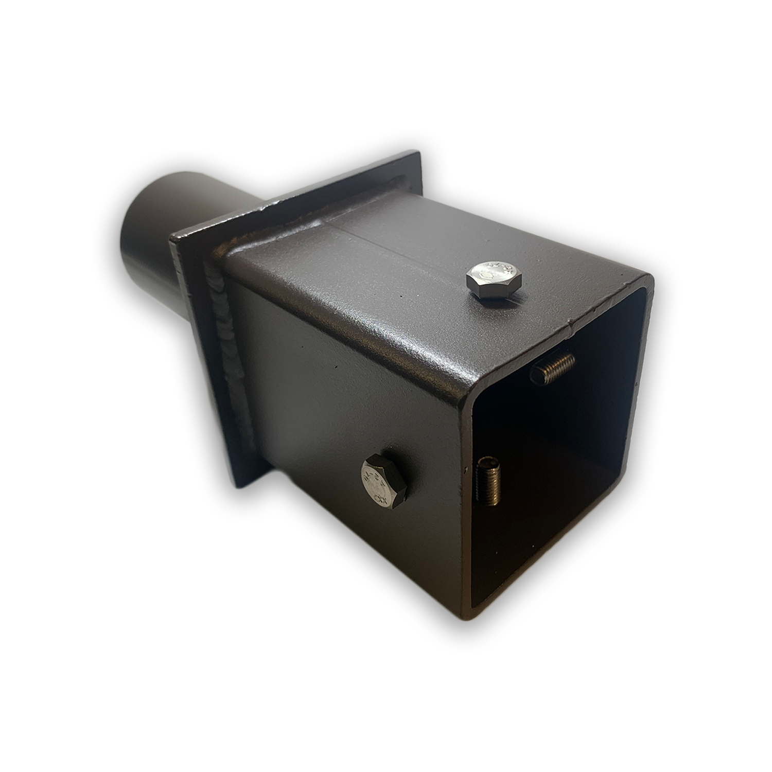 5 Inch Square Pole Bracket, 1x Vertical Tennon 60° – Atara Lights